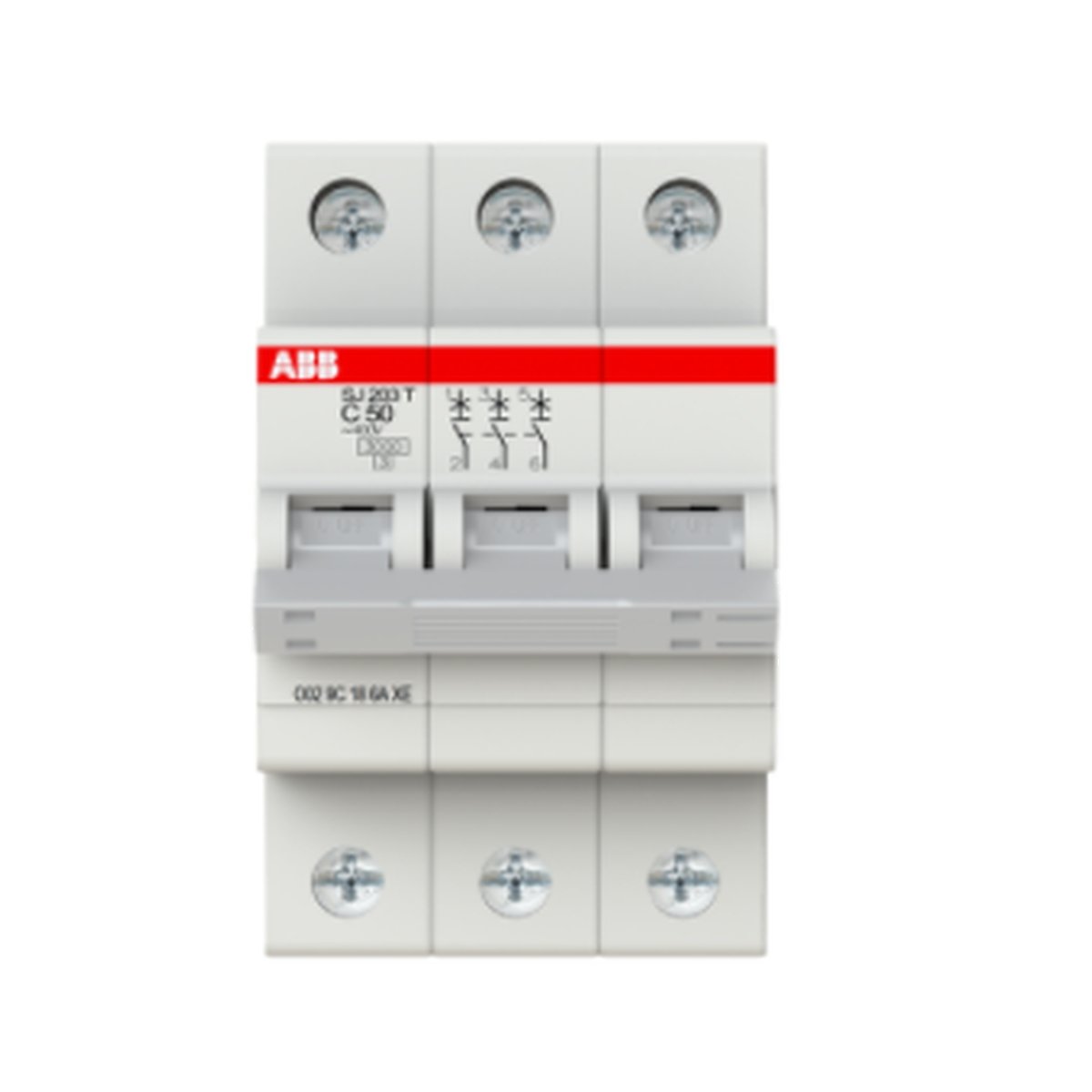 Disjuntor Mini Tripolar 25a Sj203t-c25 2taz144300r0254 Abb | MadeiraMadeira