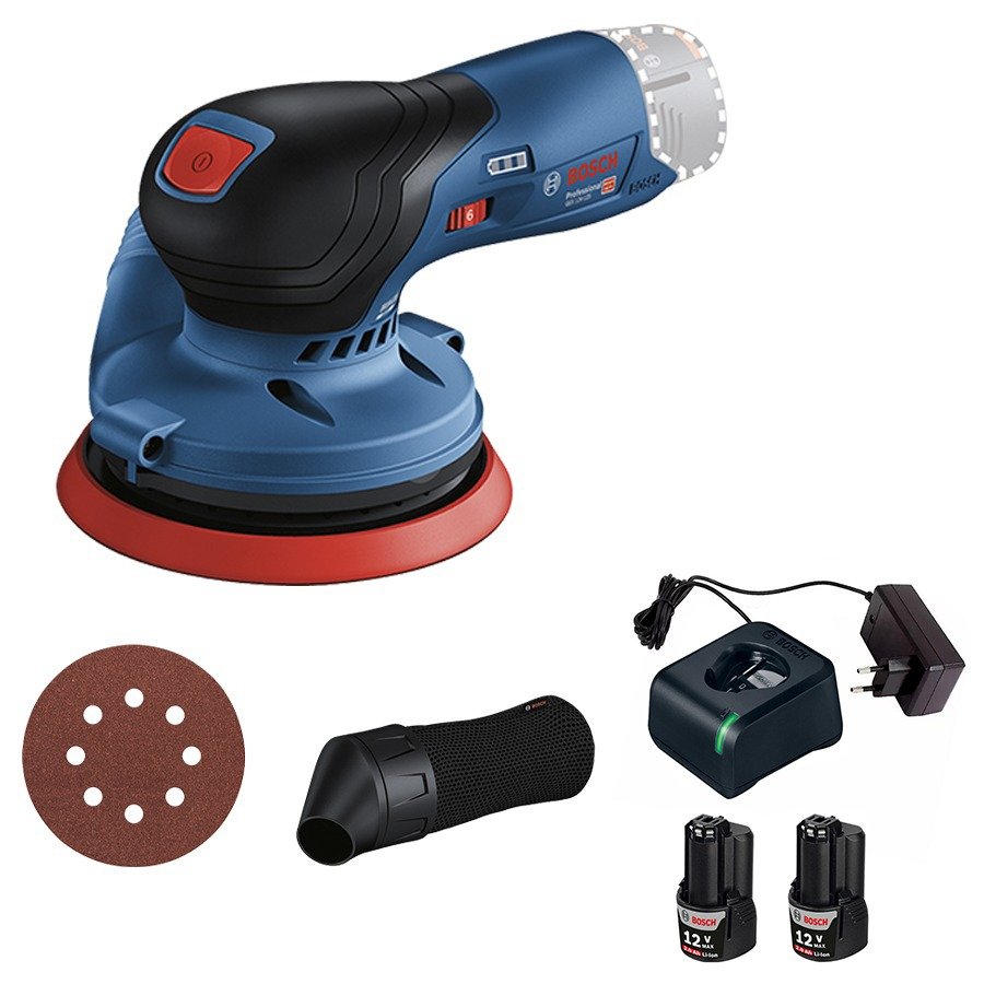 LIXADEIRA COMPACTA EXCENTRICA GEX 12V-125 C/ BAT | MadeiraMadeira