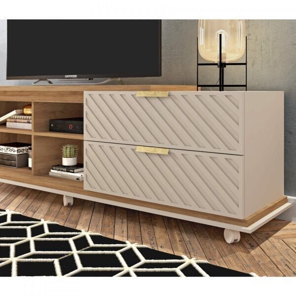 Rack de Sala de Estar para TV até 75 Polegadas Harmony Caemmun ...