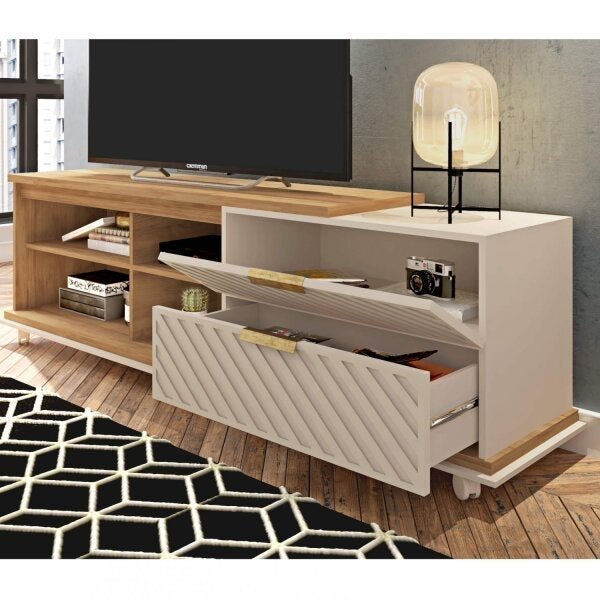 Rack de Sala de Estar para TV até 75 Polegadas Harmony Caemmun ...