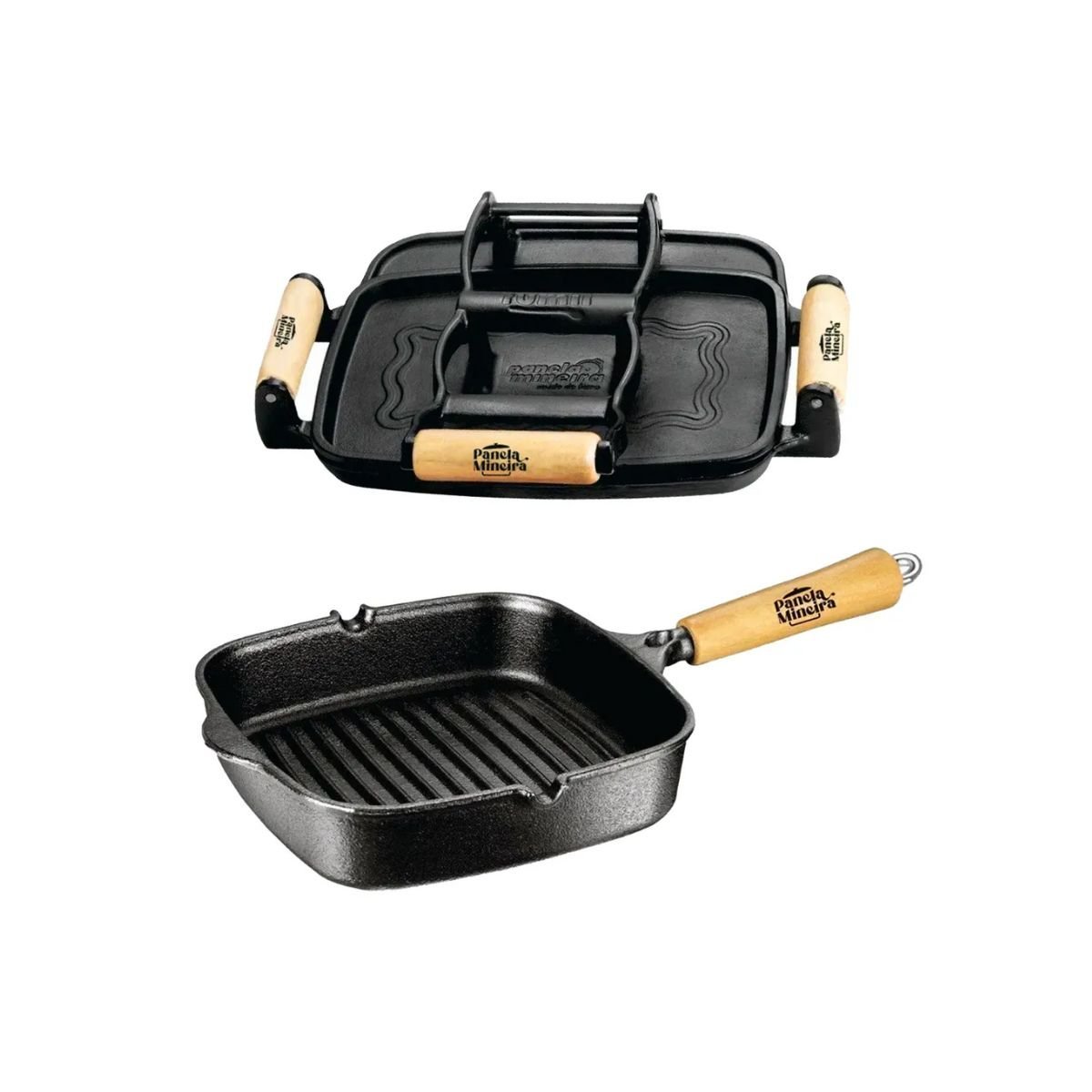 Cook Grill E Sanduicheira Real Ferro Fundido -panela Mineira ...