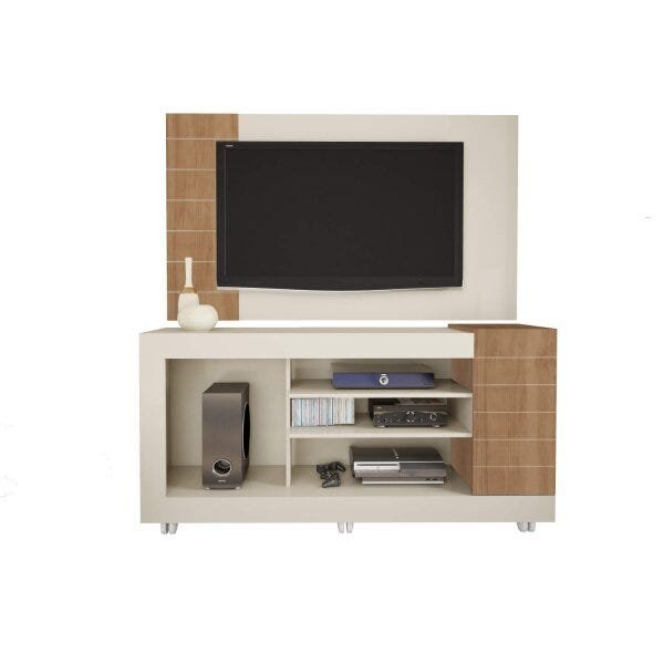 Rack com Painel para TV até 50 Polegadas Goya Caemmun | MadeiraMadeira