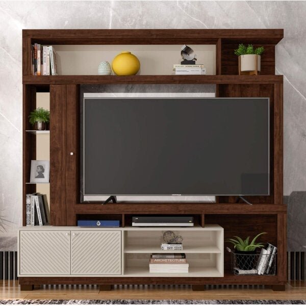 Estante para TV até 65 Polegadas Imperium Caemmun | MadeiraMadeira
