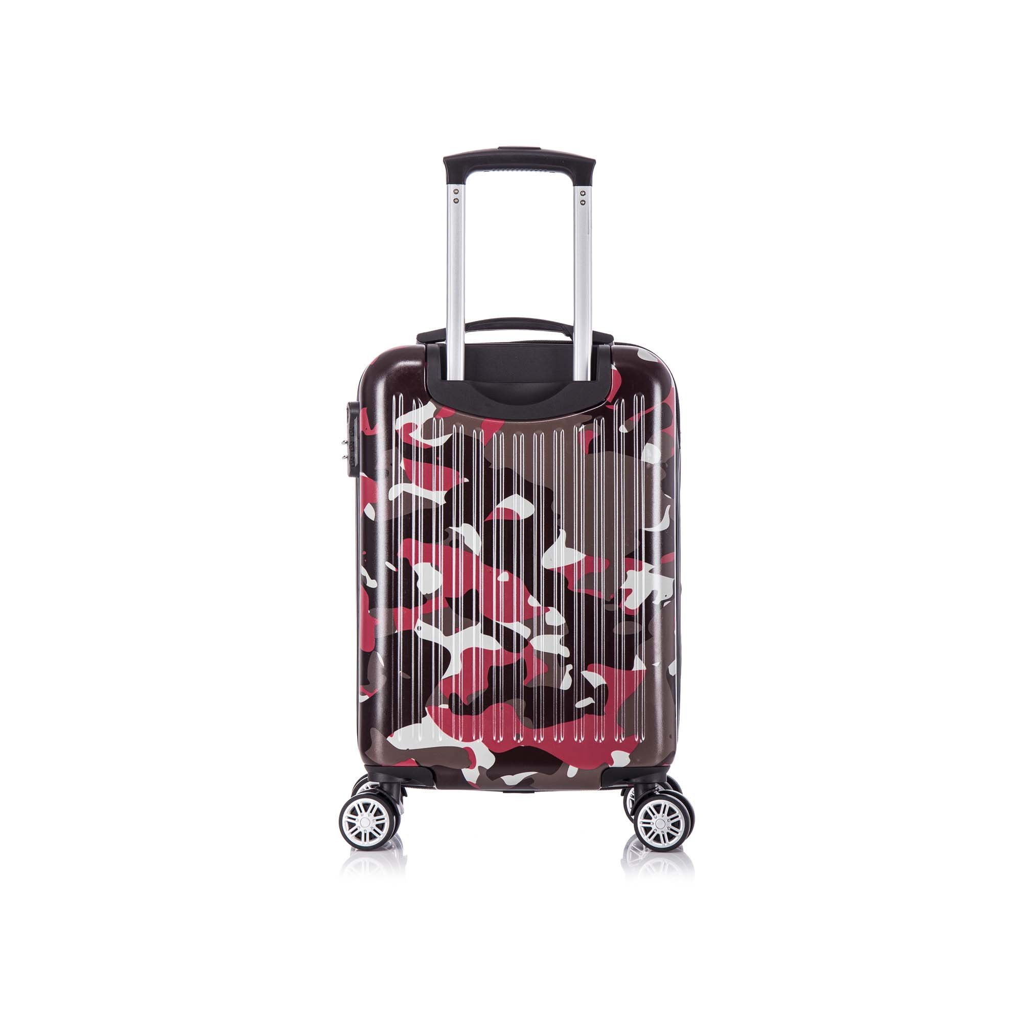 Mala Viagem Militar Santino H220 Rígida Abs Rodinhas 360 Tsa Média HSV220 Vermelho | MadeiraMadeira