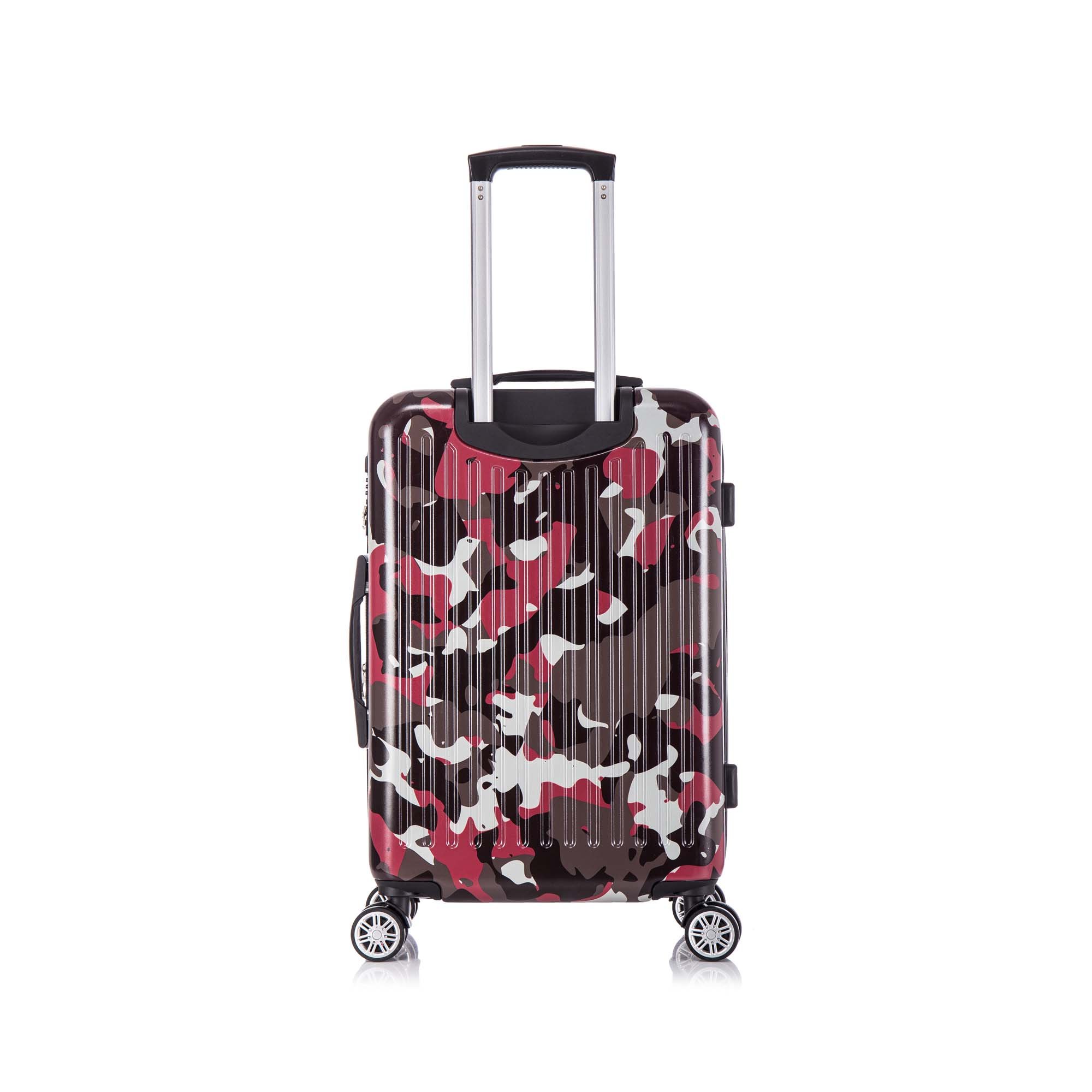 Mala Viagem Militar Santino H220 Rígida Abs Rodinhas 360 Tsa Média HSV220 Vermelho | MadeiraMadeira