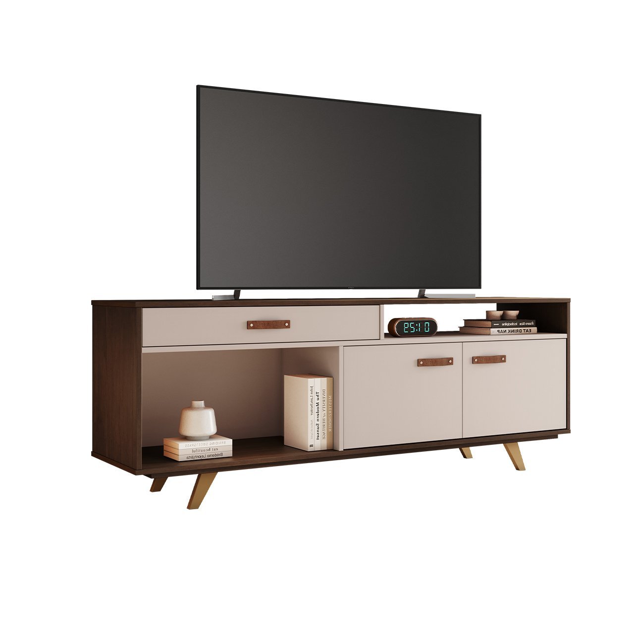 Rack para TV de Até 65 Polegadas Ímpar JCM Movelaria RACK ÍMPAR CAFÉ ...