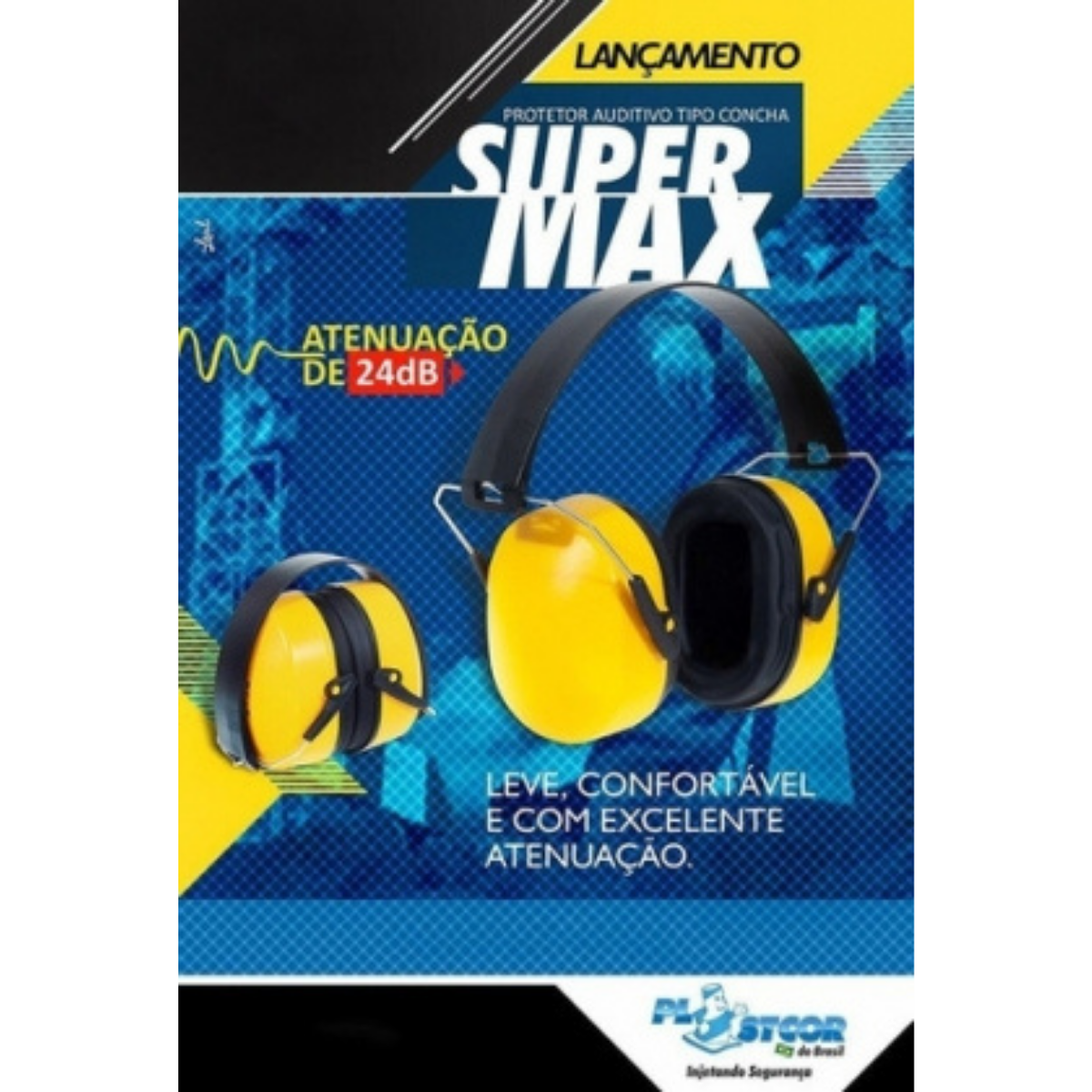 kit 2 Protetores Auditivo Abafador De Ruídos Concha 24 Db | MadeiraMadeira