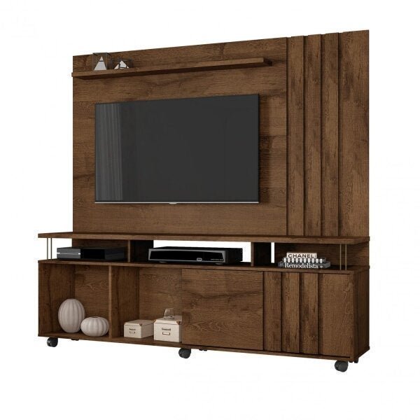 Rack com Painel para TV até 72 Polegadas Atraente Candian Jcm Móveis ...