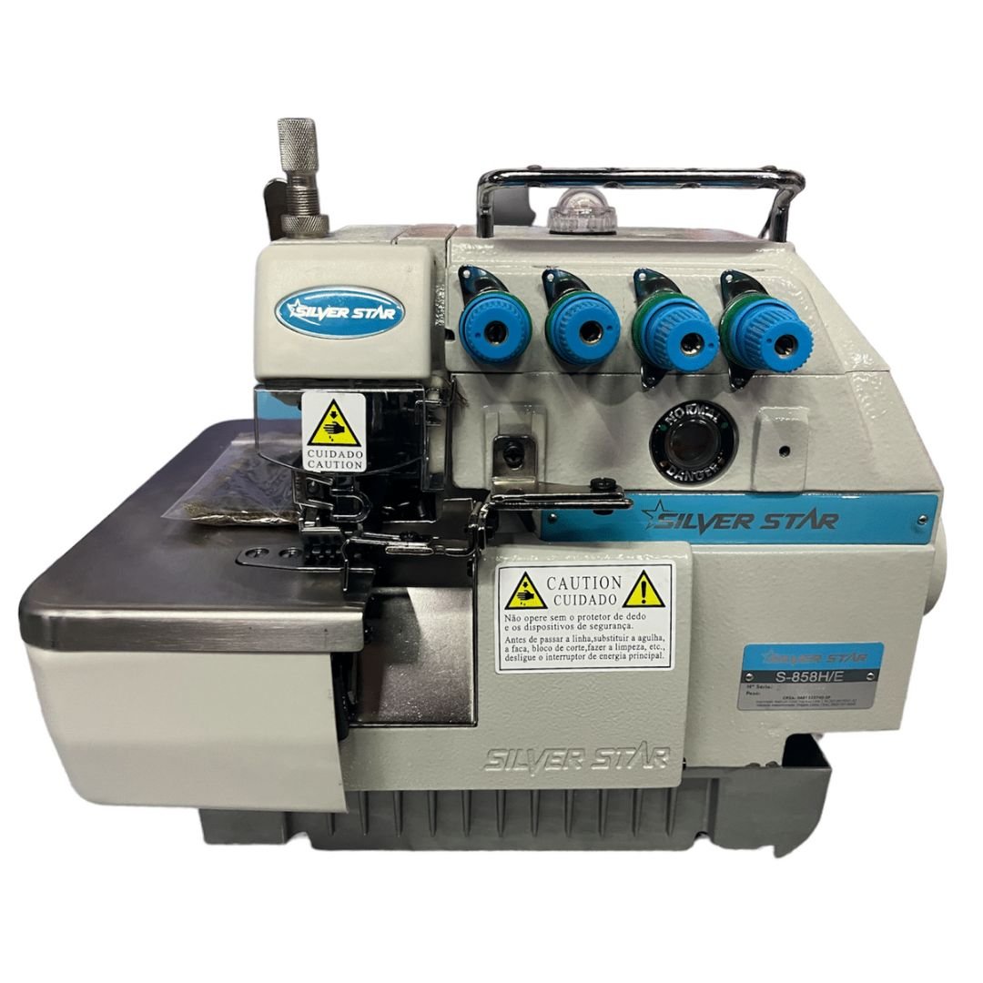 Interlock 2 Agulhas 5 Fios Pesada S-858-H/E - Silverstar | MadeiraMadeira