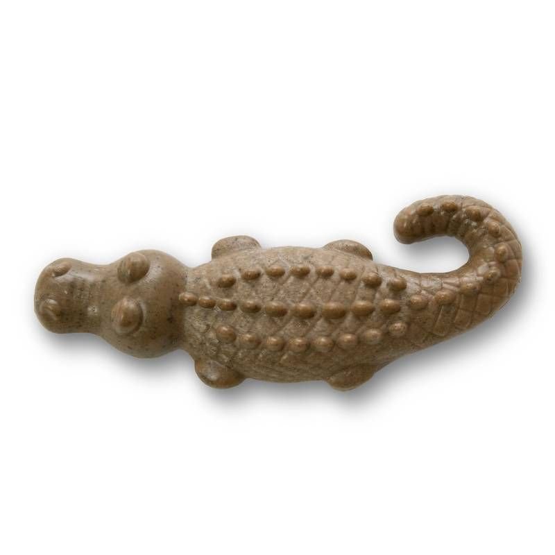 Jacaré Brinquedo de Roer com Fibra de Coco Sabor Carne para Cães Xbone ...