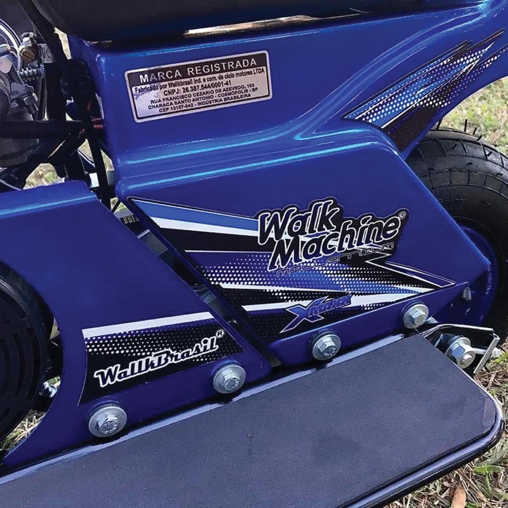 Patinete Motorizado Walk Machine 42cc Millennium Azul - Wallk Brasil ...