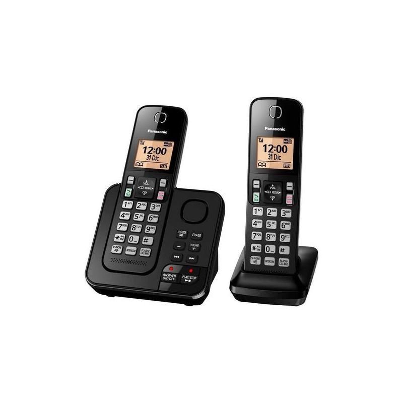 Telefone sem Fio Panasonic Kx Tgc362 com Identificador de Chamadas | MadeiraMadeira