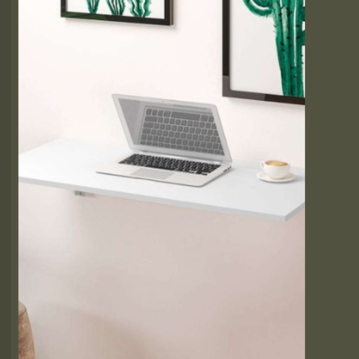 Mesa Dobrável Parede Retrátil em Mdf 90x40 Multiuso Cortada a Laser ...