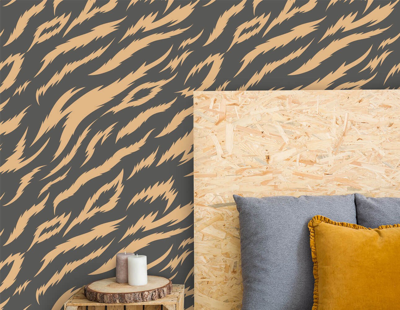 Papel de Parede Animal Print 6 Arte Destaque 3,50 Metros | MadeiraMadeira