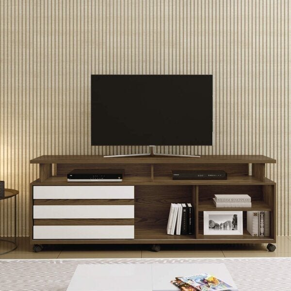 Rack para TVs até 65 Polegadas Supremo Mavaular | MadeiraMadeira