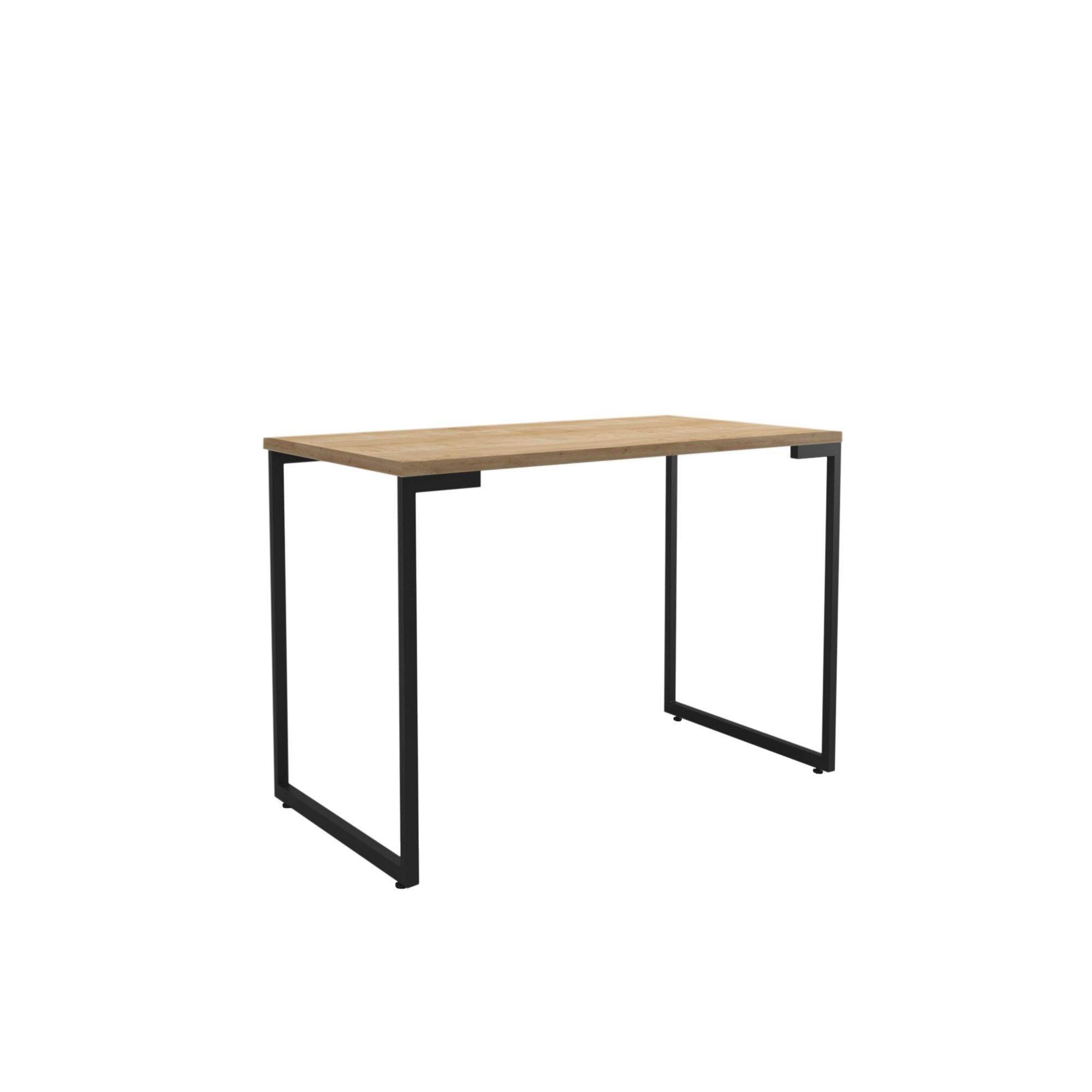 Escrivaninha Porto 1200x500 Base Preta Tampo Natura - Montanaris Decor ...