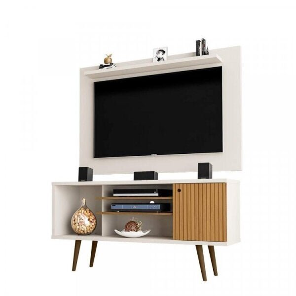 Rack com Painel para TVs até 50 Polegadas Safira Kenzo Móveis Bechara ...