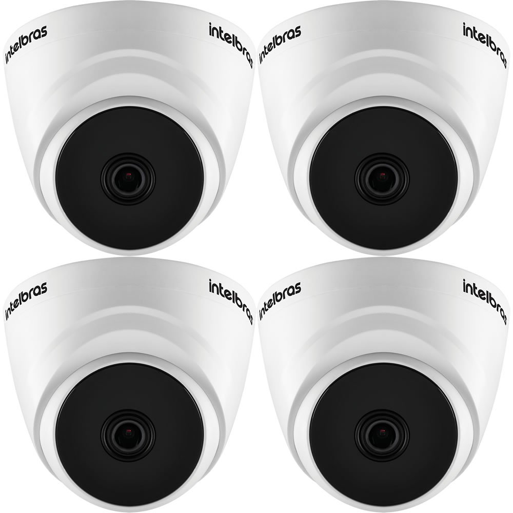 Kit 4 Câmera Multi HD 1 Megapixel 3.6mm 10m VHD 1010 D G6 Intelbras ...