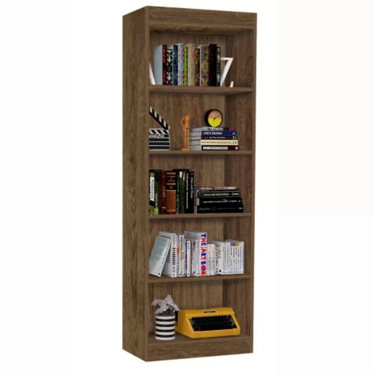 Livreiro Estante Para Livros Com 4 Prateleiras Para Sala ou Escritório ...