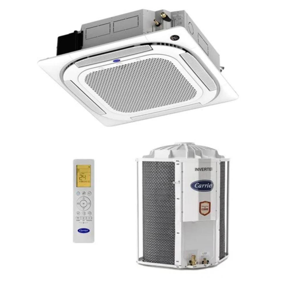 Ar Condicionado Inverter Cassete 4 Vias Carrier 60000 Btus Frio 220v R ...