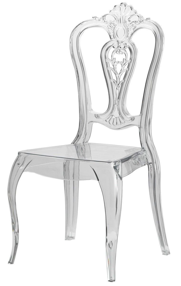 Cadeira Belle Epoque - Transparente | MadeiraMadeira