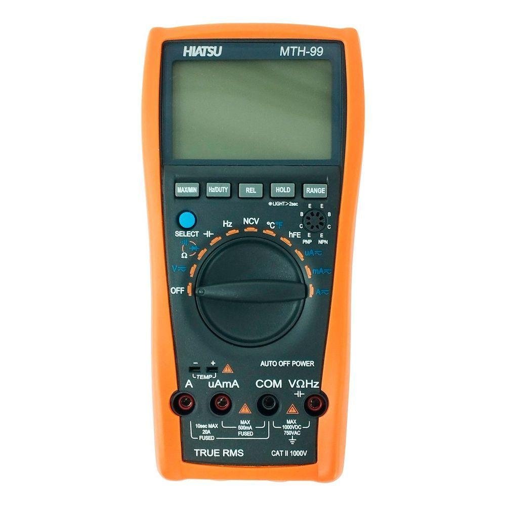 Multímetro Digital Capacímetro Premium Mth-99 - Hiatsu | MadeiraMadeira