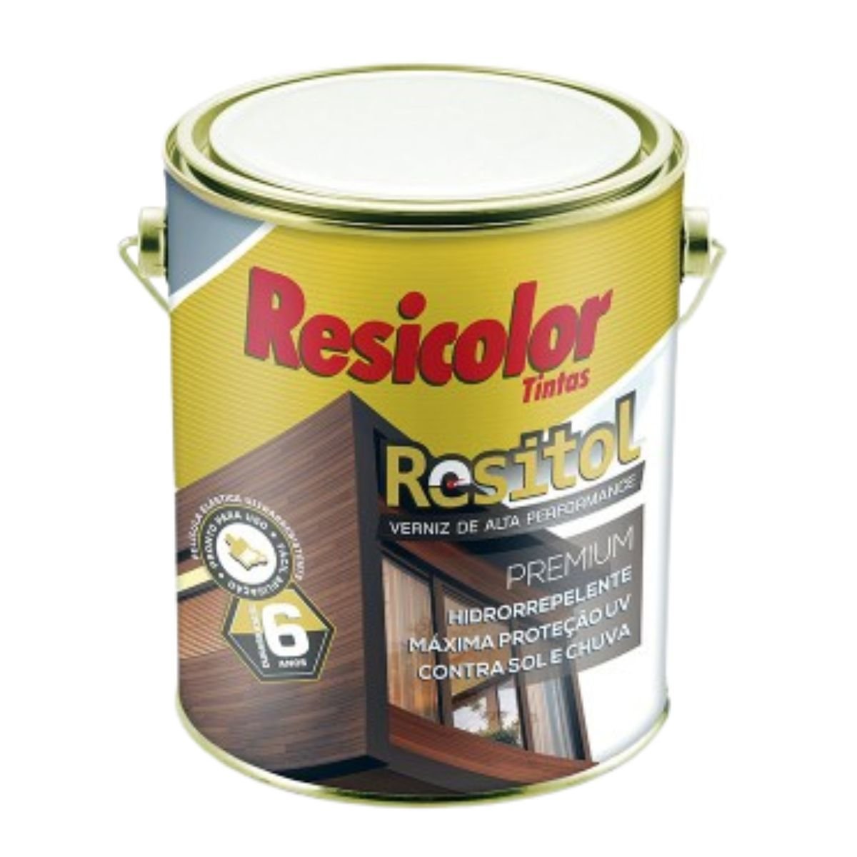 Resitol Alta Performance Ipe Brilhante 3,6l | Resicolor | MadeiraMadeira