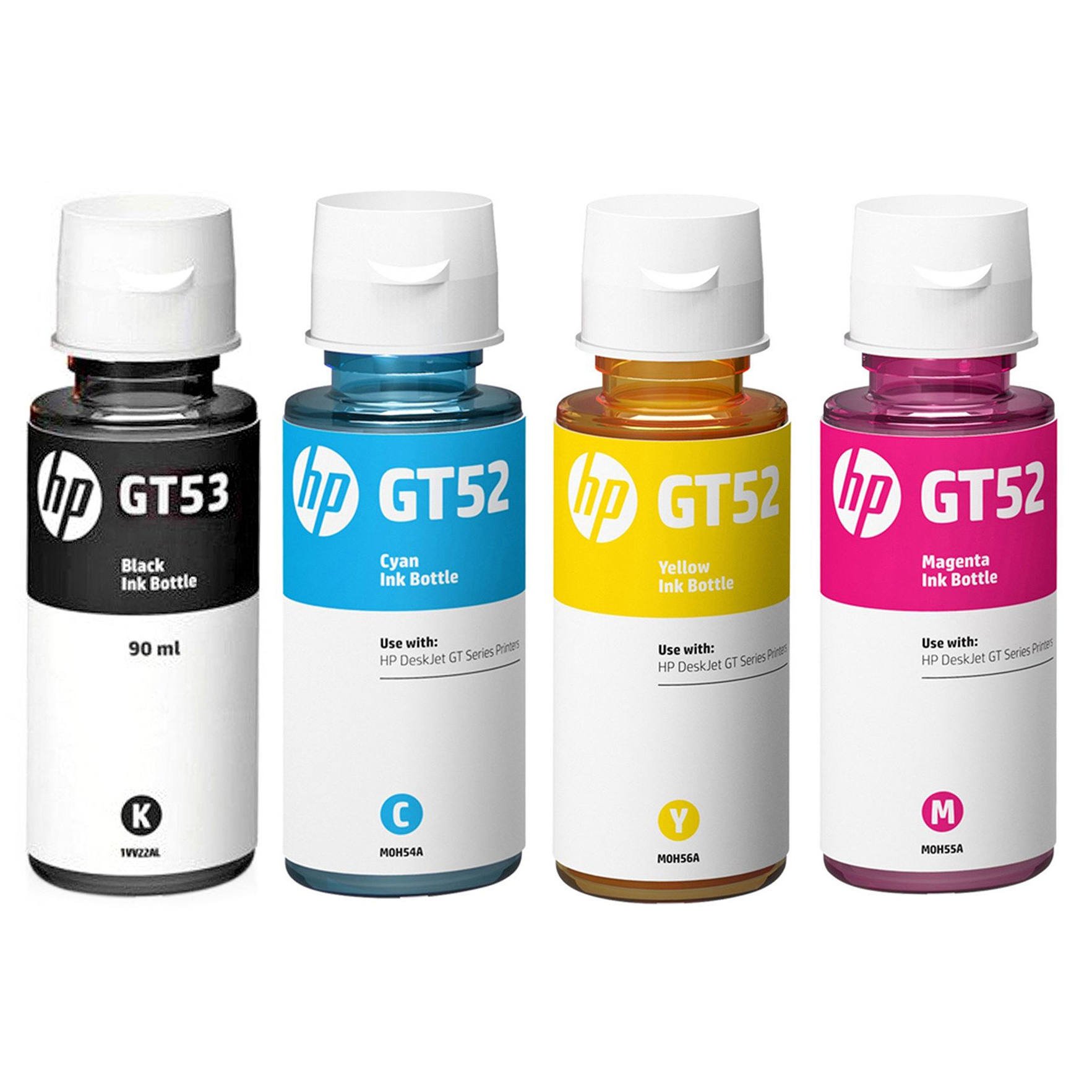 kit Colorido Tinta HP GT53 GT52 Original para HP Deskjet GT5822 Ink ...