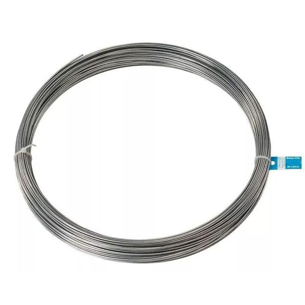 Arame Liso Galvanizado BWG 12 – 2,76mm 1kg Belgo Kilo | MadeiraMadeira