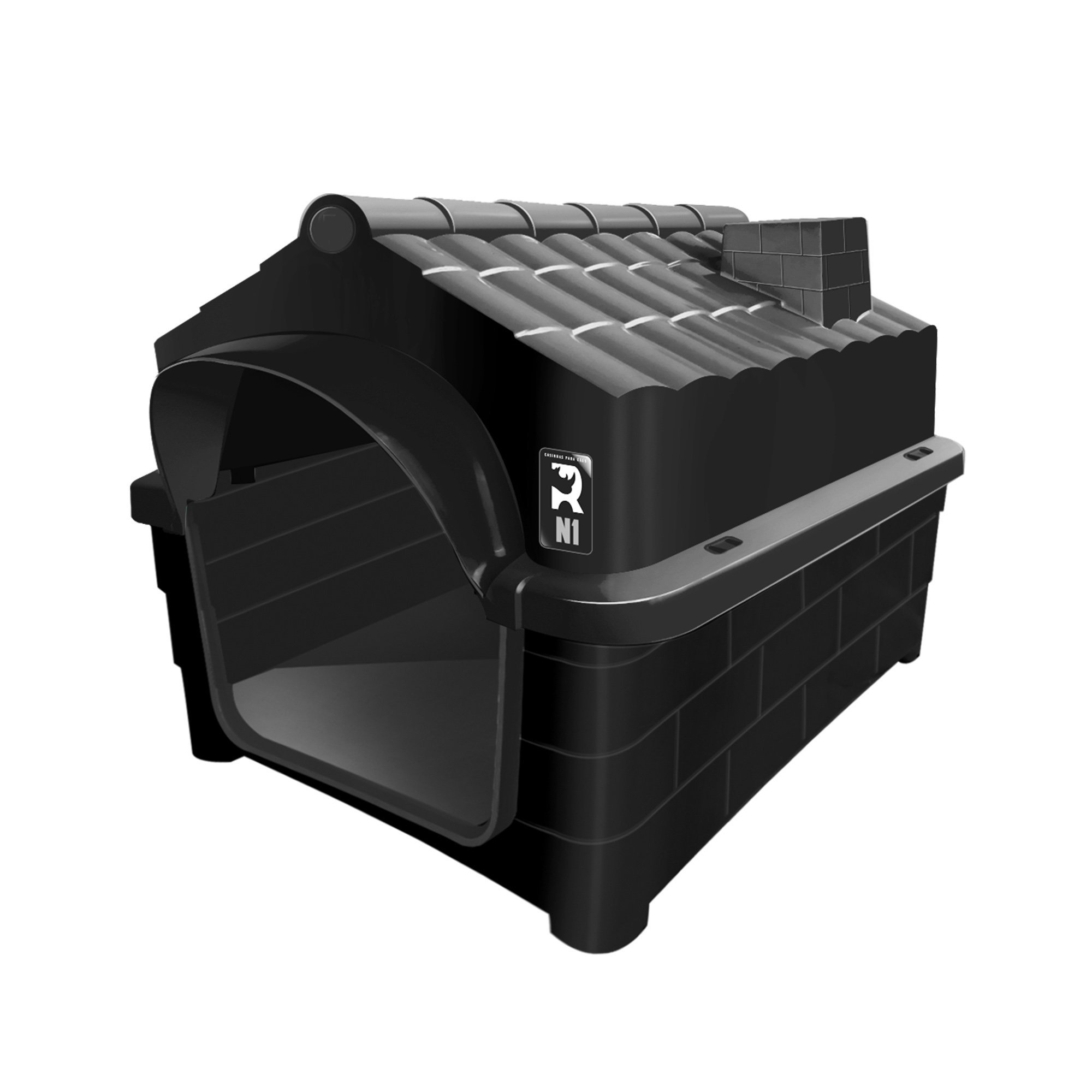 Casinha Black para Cães Cachorros N 1 Mec Pet | MadeiraMadeira