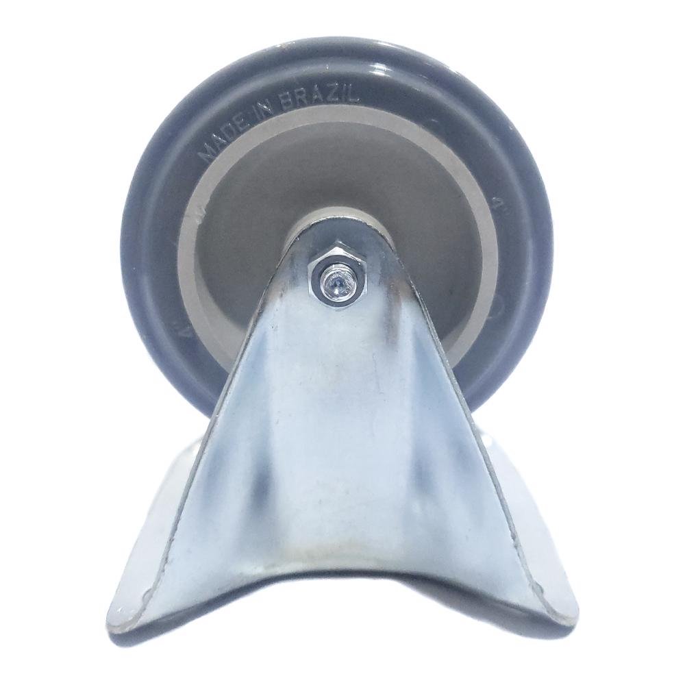 Rodízio Fixo sem Freio até 65 Kg 4" - Schioppa Fl 412 Bp | MadeiraMadeira