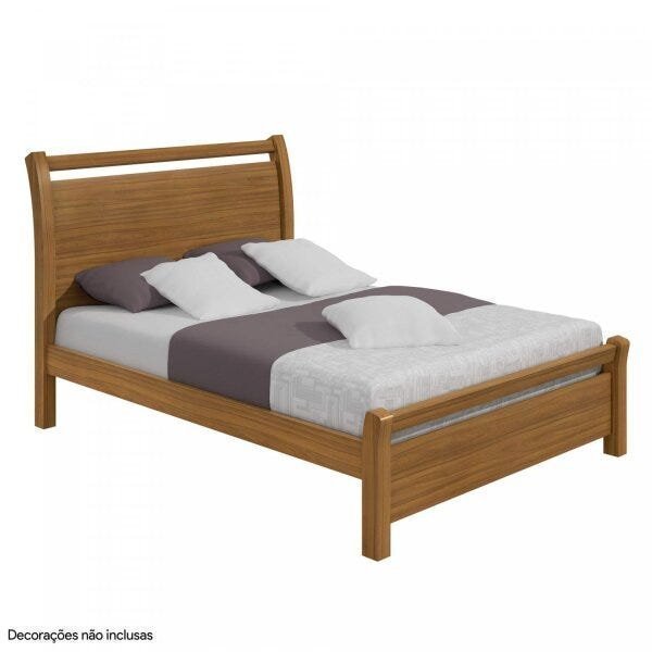 Cama Casal Reali Móveis Lopas | MadeiraMadeira