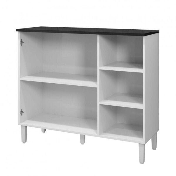 Balcão de Cozinha 3 Portas e Armário Aéreo 3 Portas Life Arte Móveis ...