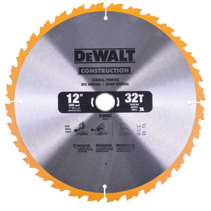 Serra Widea Circular Esquadria P/ Madeira 12" X 32D DW3123 Dewalt ...