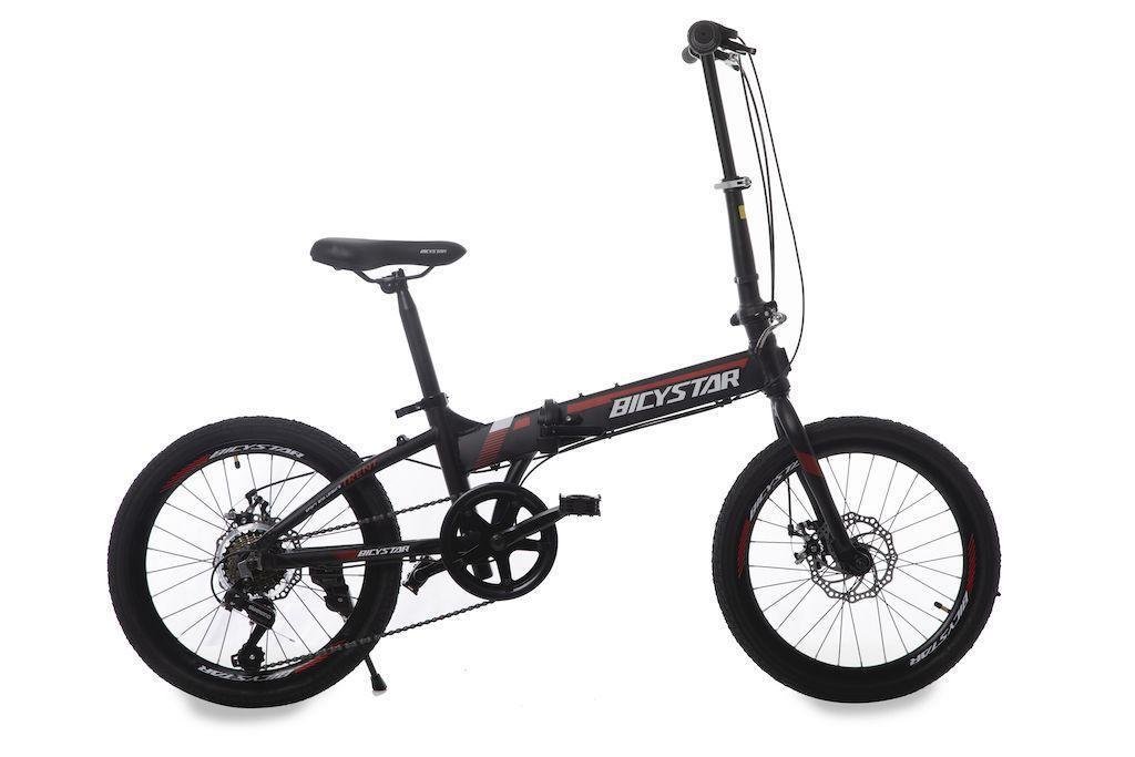 Bicicleta Dobrável Em Alumínio Bicystar Shimano 7V- Super | MadeiraMadeira