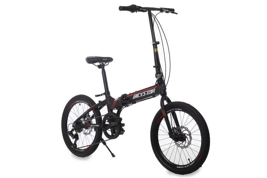 Bicicleta Dobrável Em Alumínio Bicystar Shimano 7V- Super | MadeiraMadeira