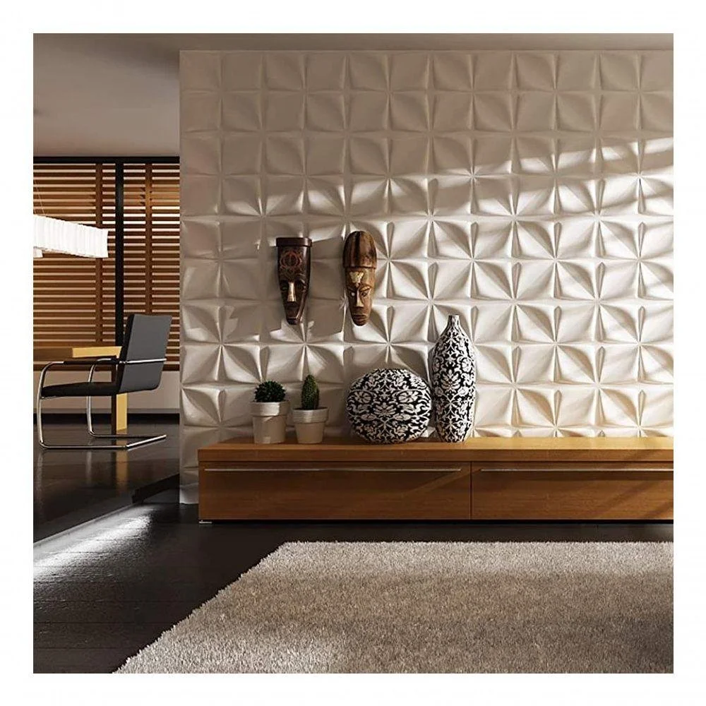 44 Placas 3d Pvc Revestimento 11m² Flower | MadeiraMadeira