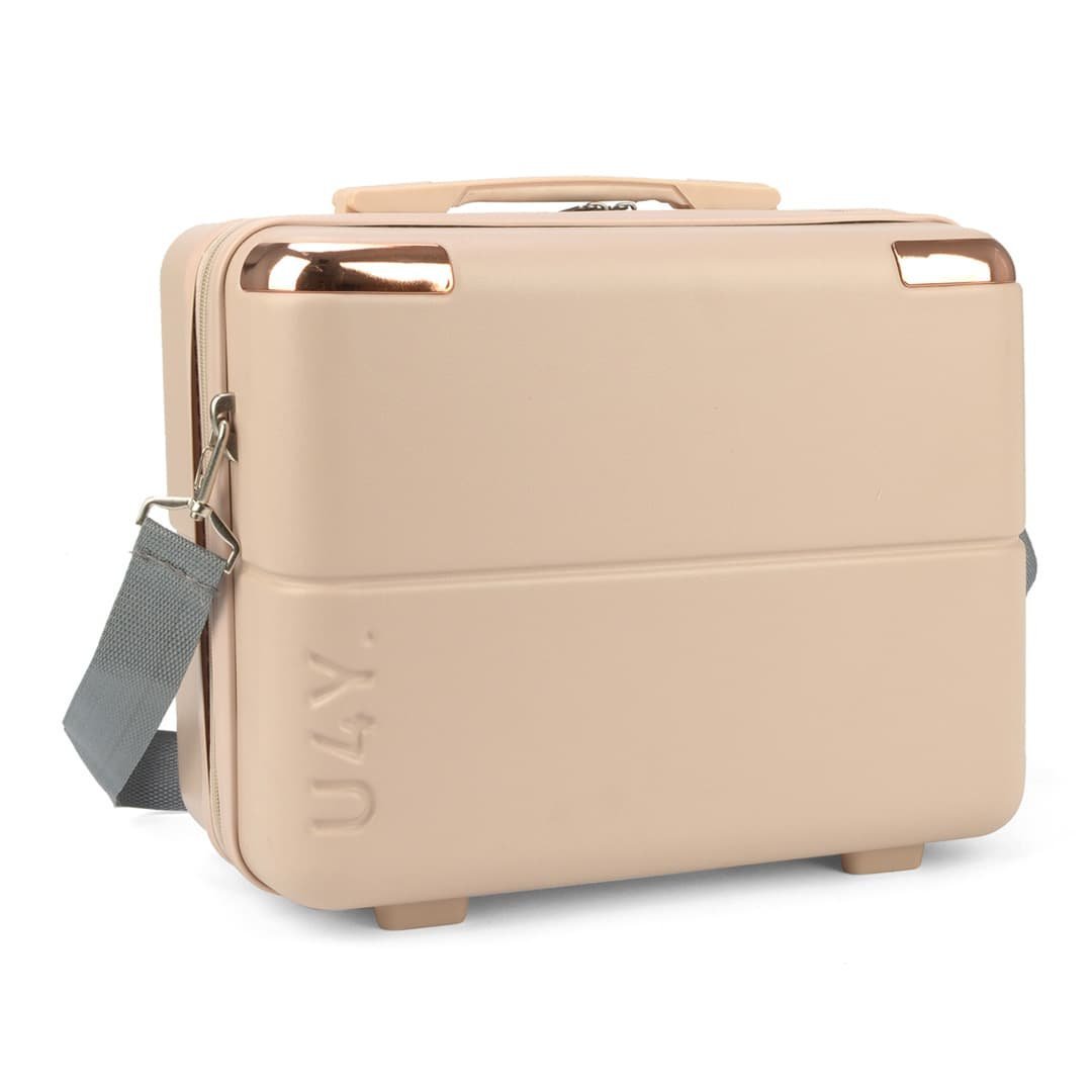 Frasqueira 15 Polegadas Katerini Bege POLO KING | MadeiraMadeira