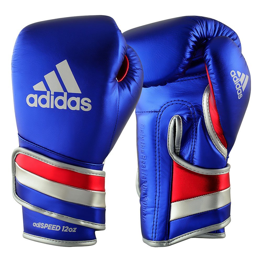 Luvas de boxe e kickboxing adidas Adi-Speed 501 Pro Full Metalic - Azul ...