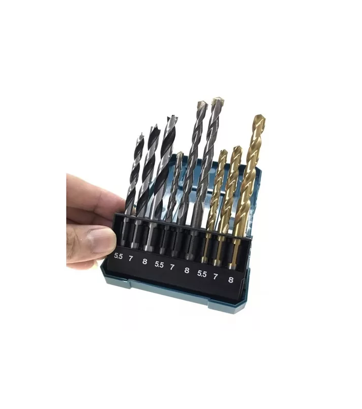 KIT DE BROCAS COM 9 PECAS (5.5/7/8MM) | MadeiraMadeira