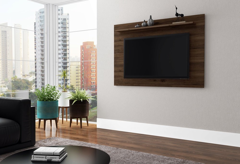 Painel P/ Tv Até 65" Vivare 1,60 New - Capucino Germai Móveis ...
