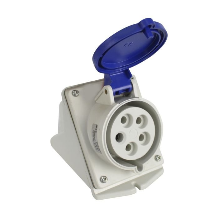 Tomada de Sobrepor 32A 9H 3P+N+T 220/250V Cor Azul Modelo N5209 - Steck ...