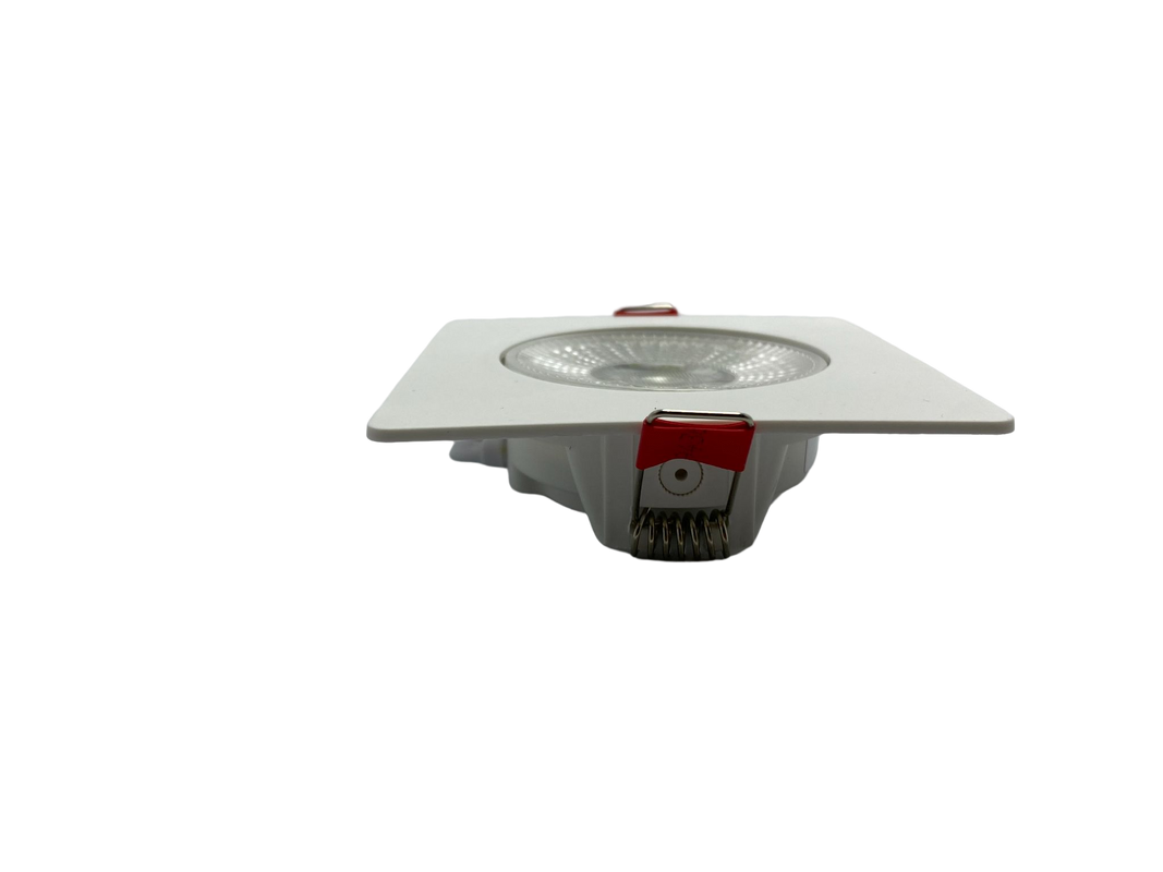 Iluminaria Spot led quadrado branco 6000k 7w luz fria smd | MadeiraMadeira