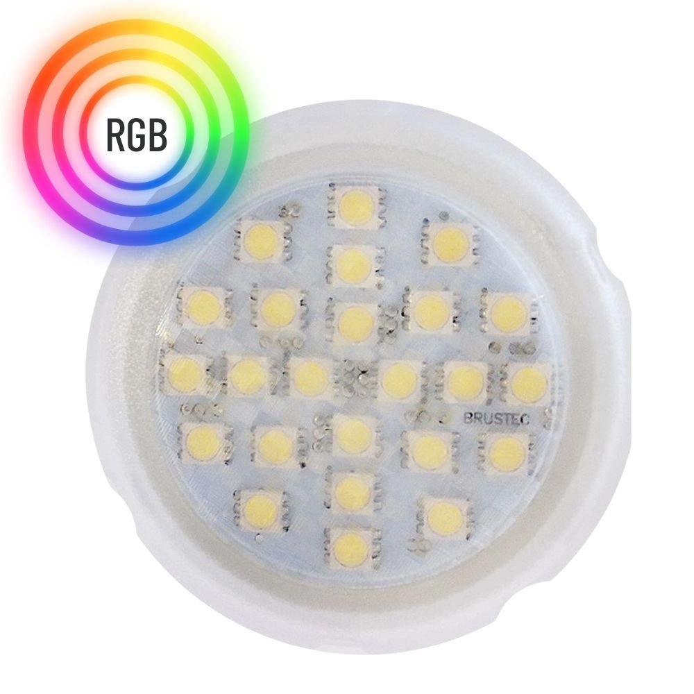 Kit Iluminação Led Light para Piscina 3 Refletores 5W RGB com Central ...