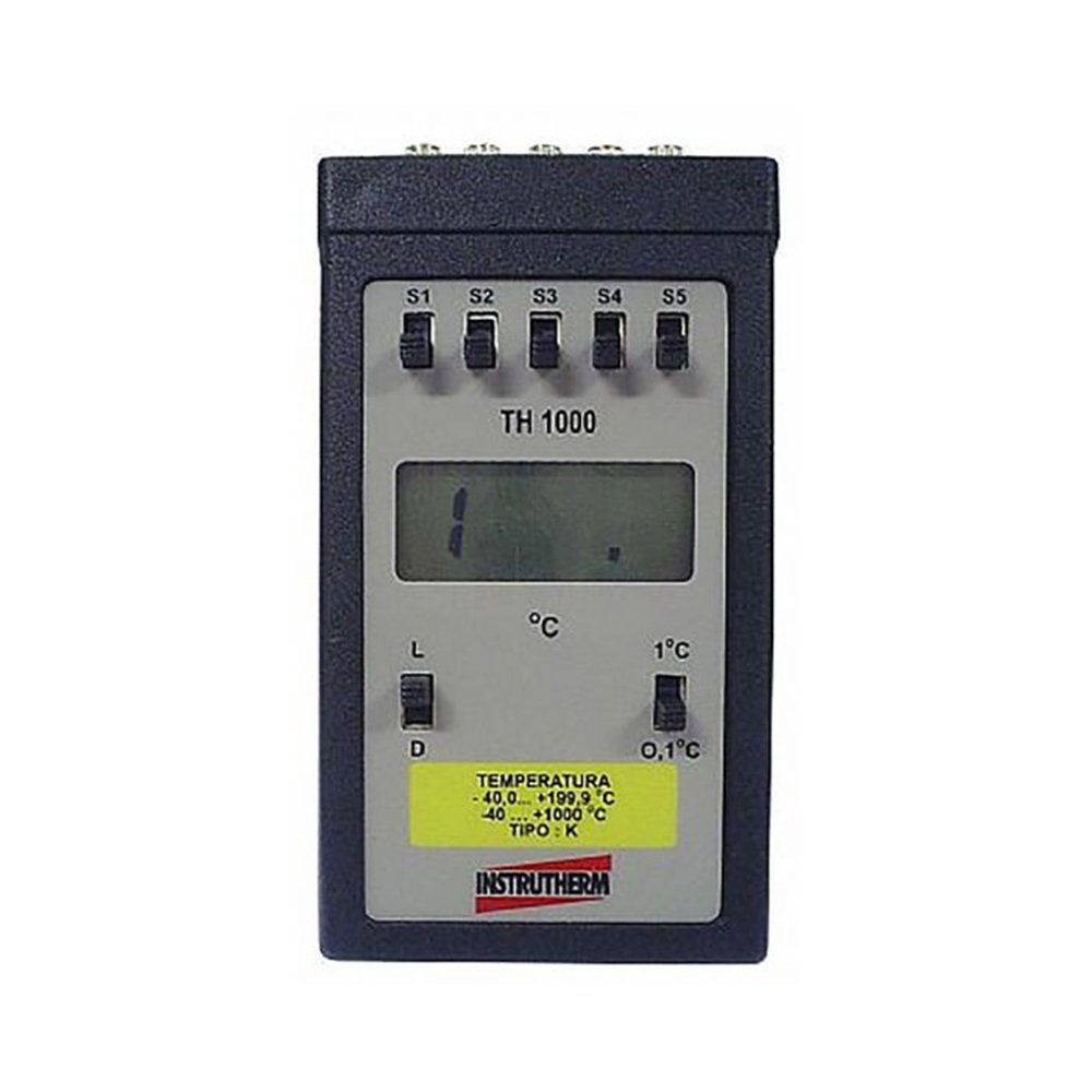 Termômetro Digital Escala -40 A 1000C Com 5 Pontos Medição Th-1000 ...