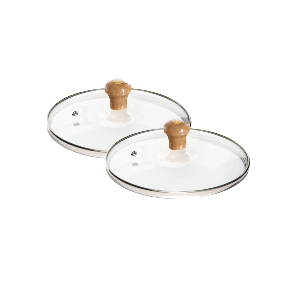 Kit 2 Tampas Avulsas de Vidro Temperado 14/15 e 22/23cm | MadeiraMadeira