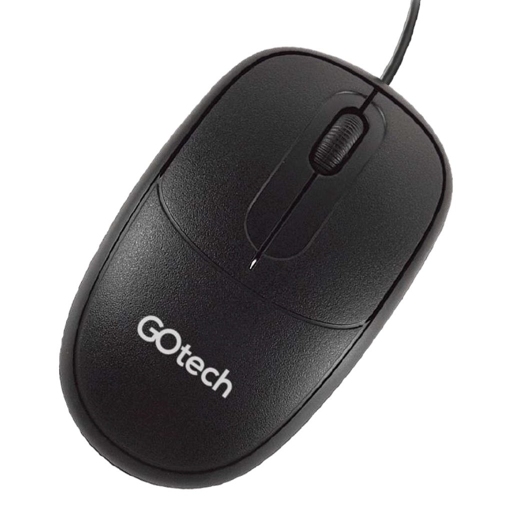 Mouse Usb Simples Óptico Com Fio Pc Notebook Gotech Cmm-128 kit/5 ...