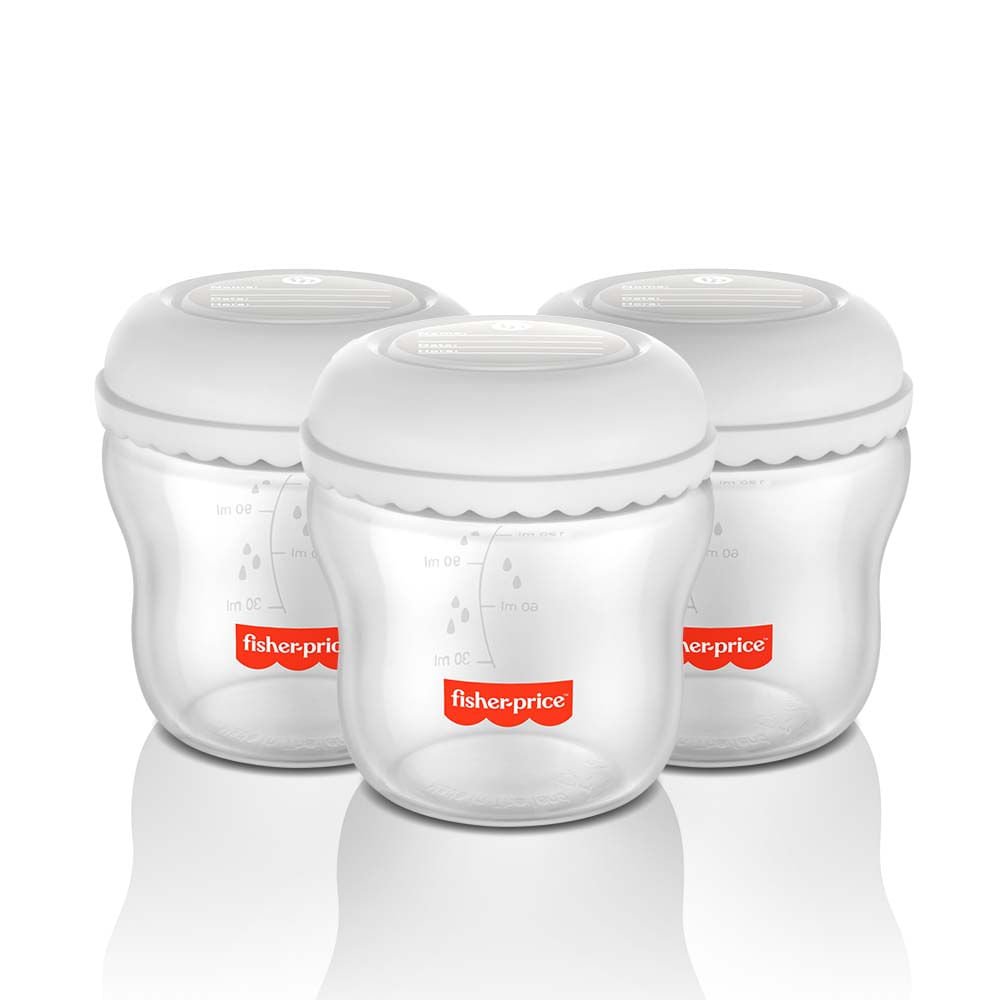 Kit 3 Frascos para Armazenar Leite 150 Ml Mom's Essentials Frisher ...