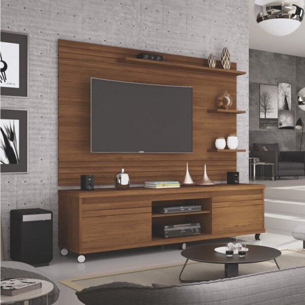 Rack com Painel para TV até 72 Polegadas Mirage Móveis Germai ...