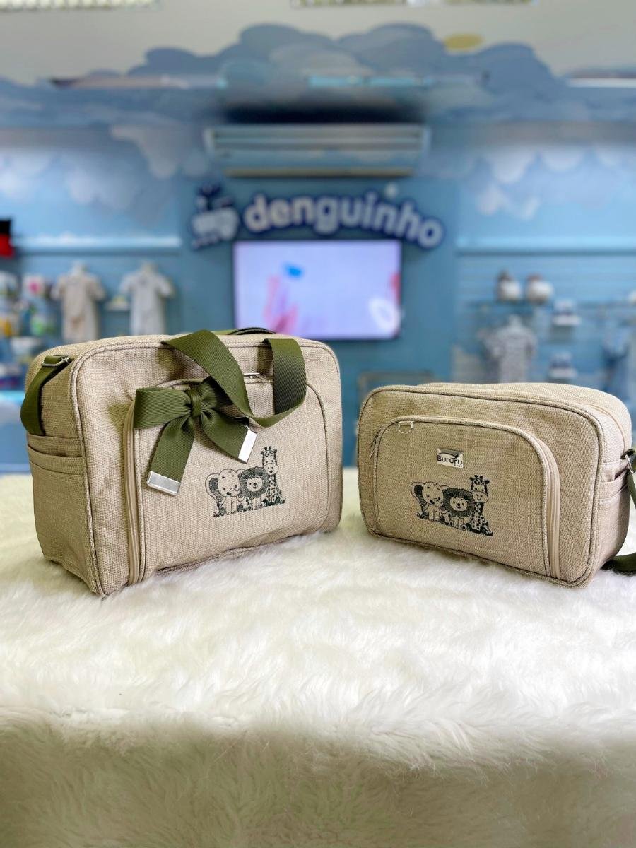 Kit Bolsas Maternidade Bururu Baby Gama Luxo Ref:4549 | MadeiraMadeira